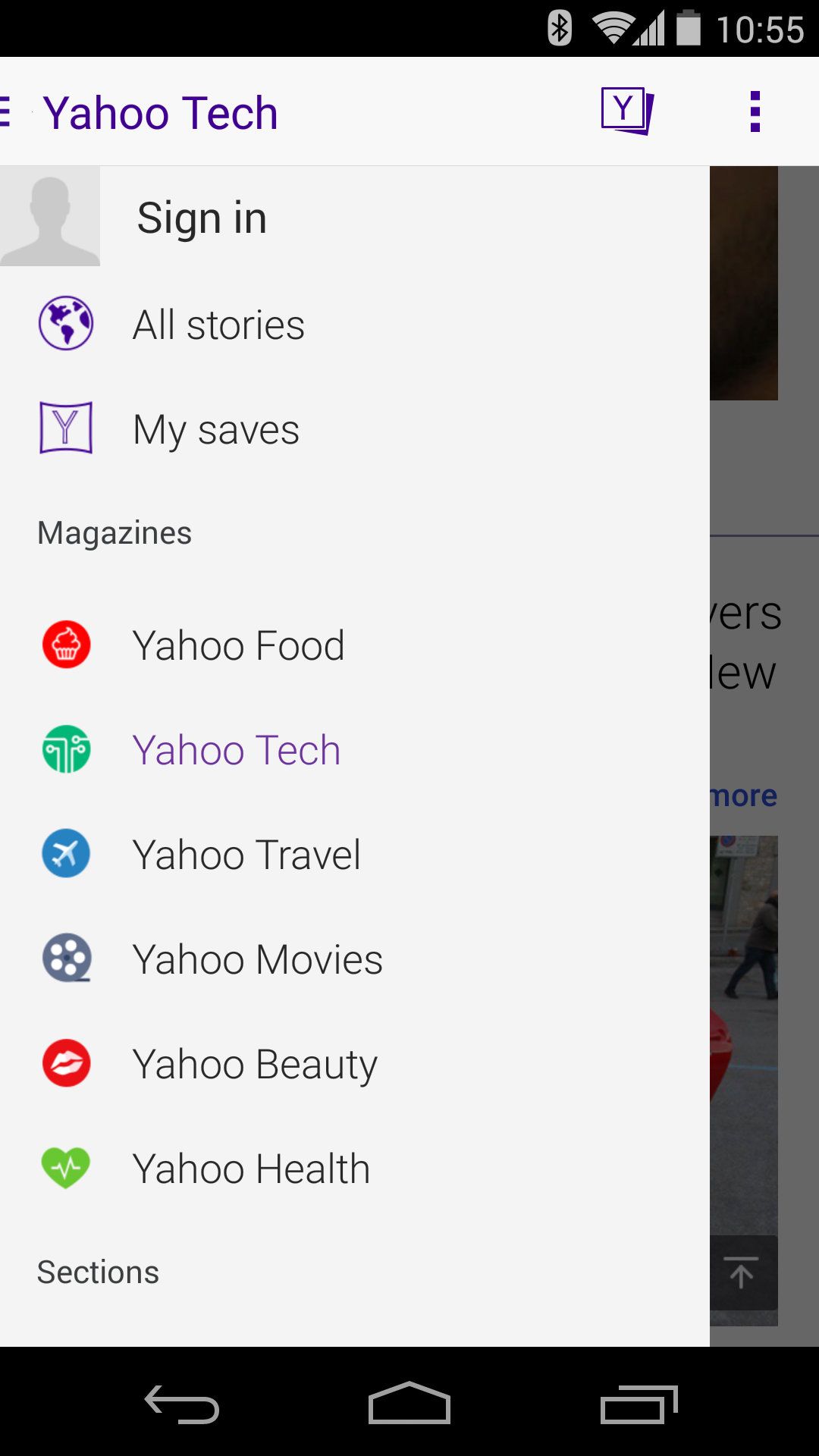 Yahoo Updates Android App With So-Called Digital Magazines