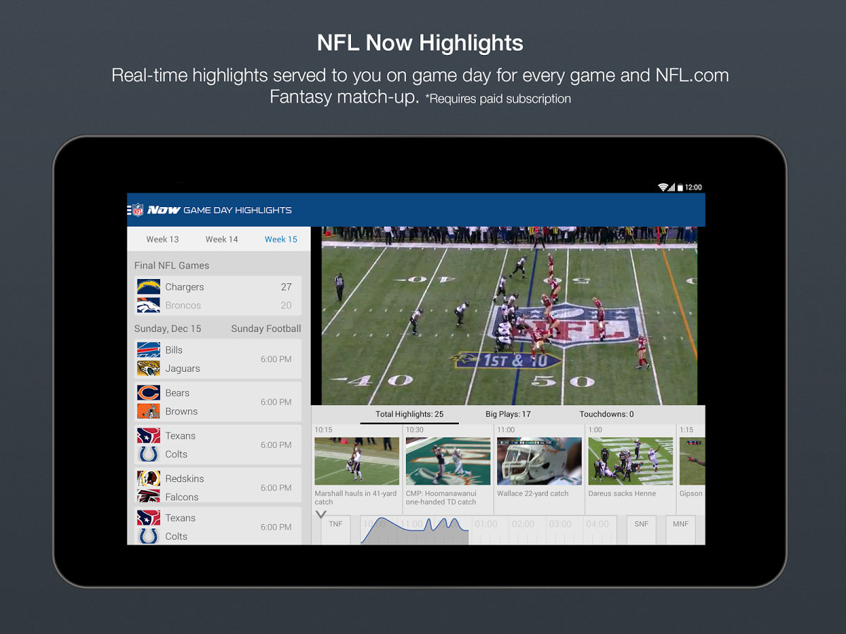 The National Football League Launches NFL NOW For Even More Handegg Action