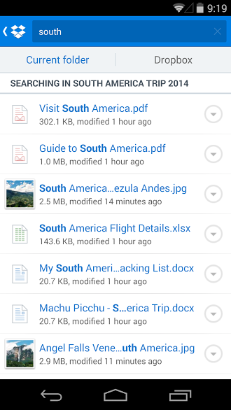 Dropbox 243 Update Fixes Android L Preview Compatibility Adds In App