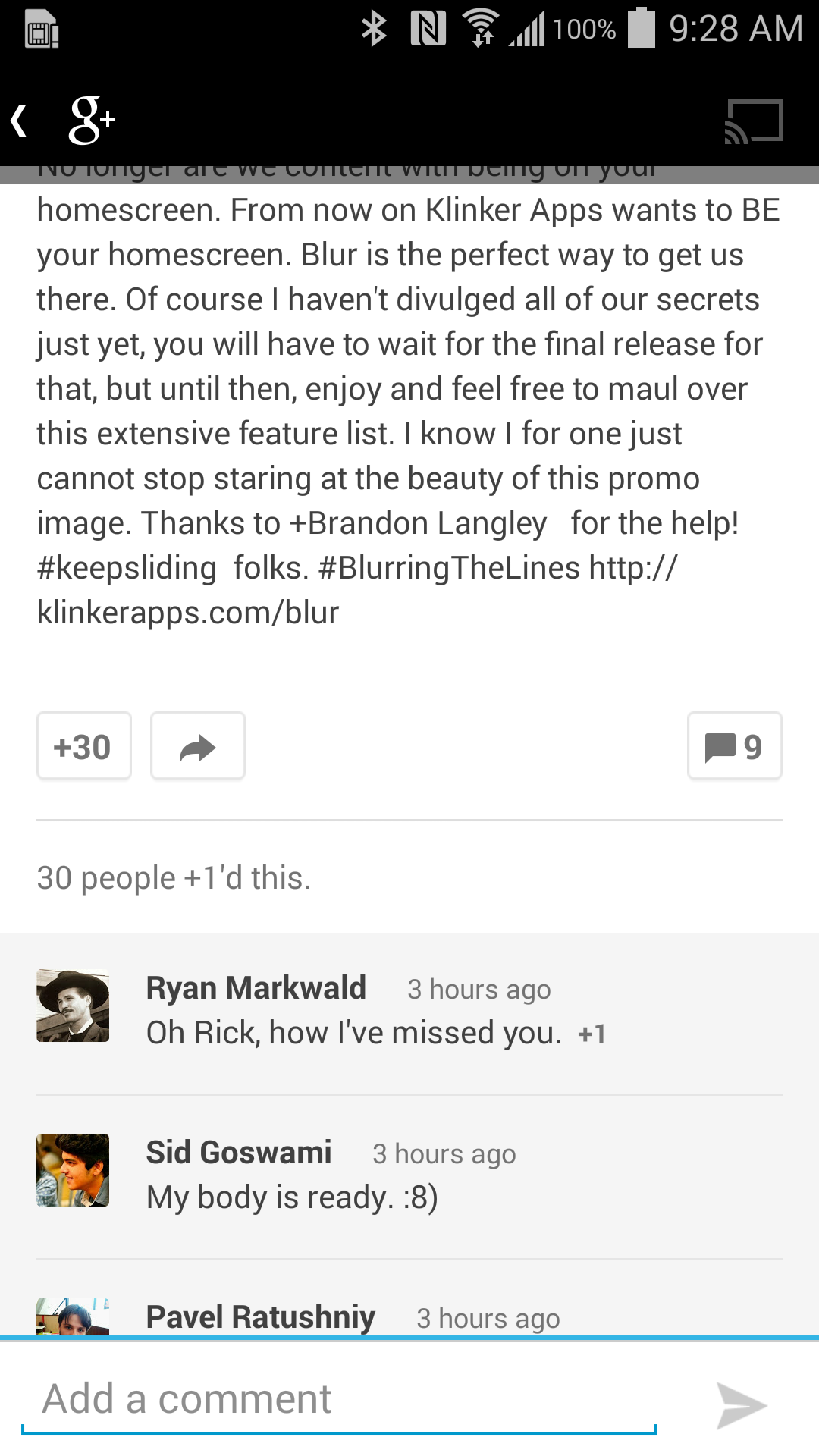 [APK Download] Google+ Updated To Version 4.5 With Off-Center Profile ...