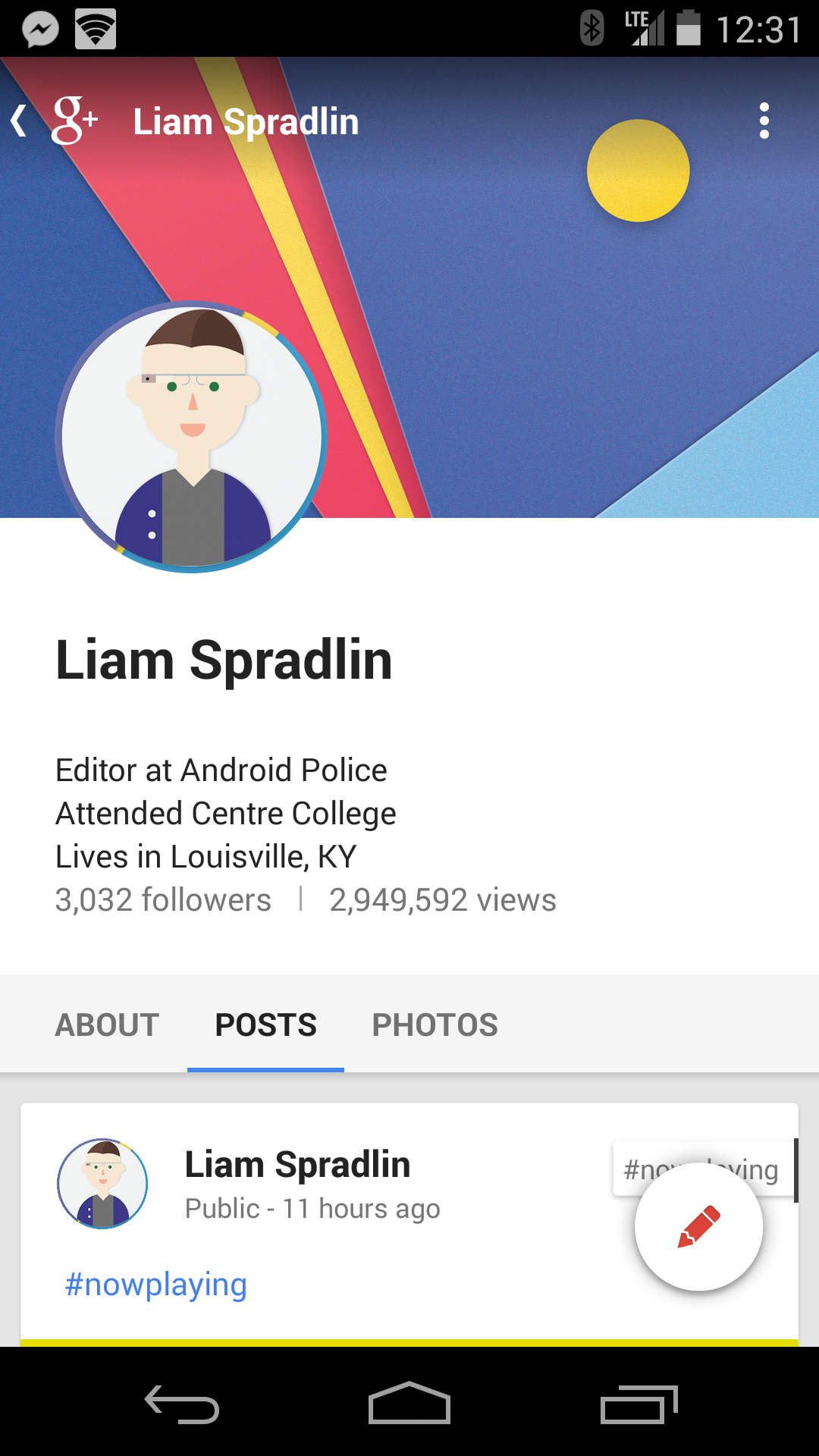 [APK Download] Google+ Updated To Version 4.5 With Off-Center Profile ...