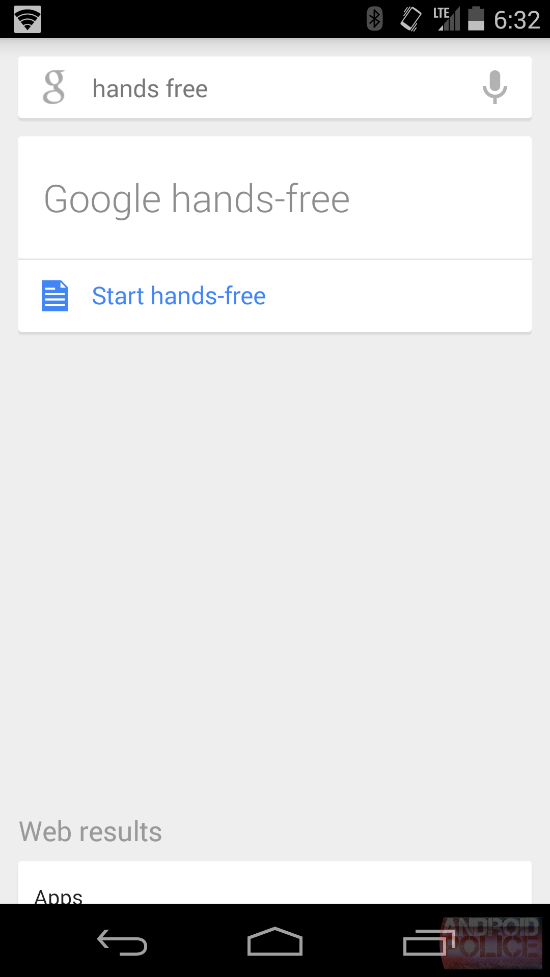 Google Hands-Free Shows Up Again, This Time In Google Search