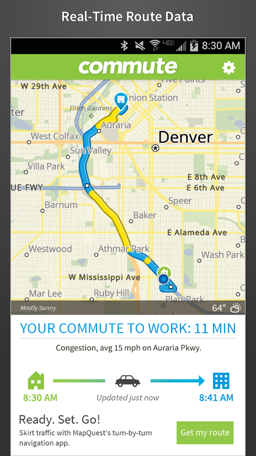 MapQuest's New 'Commute: Traffic Report' App Tells You When To Get Out ...