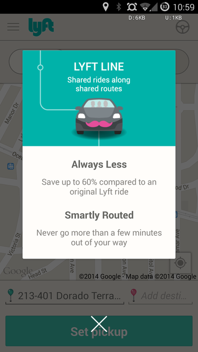 Lyft Updates Its Android App With Lyft Line Support