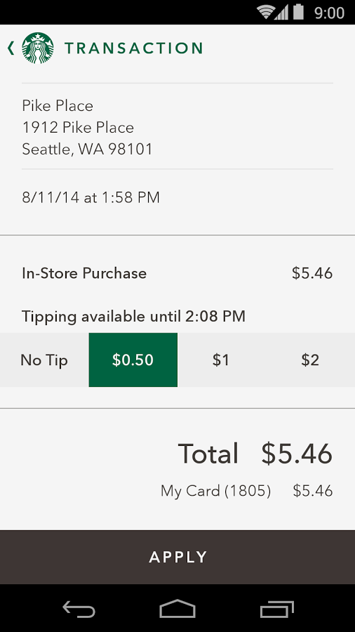 Starbucks Android App 2.7 Adds Digital Tips, 'Shake To Pay,' And A ...