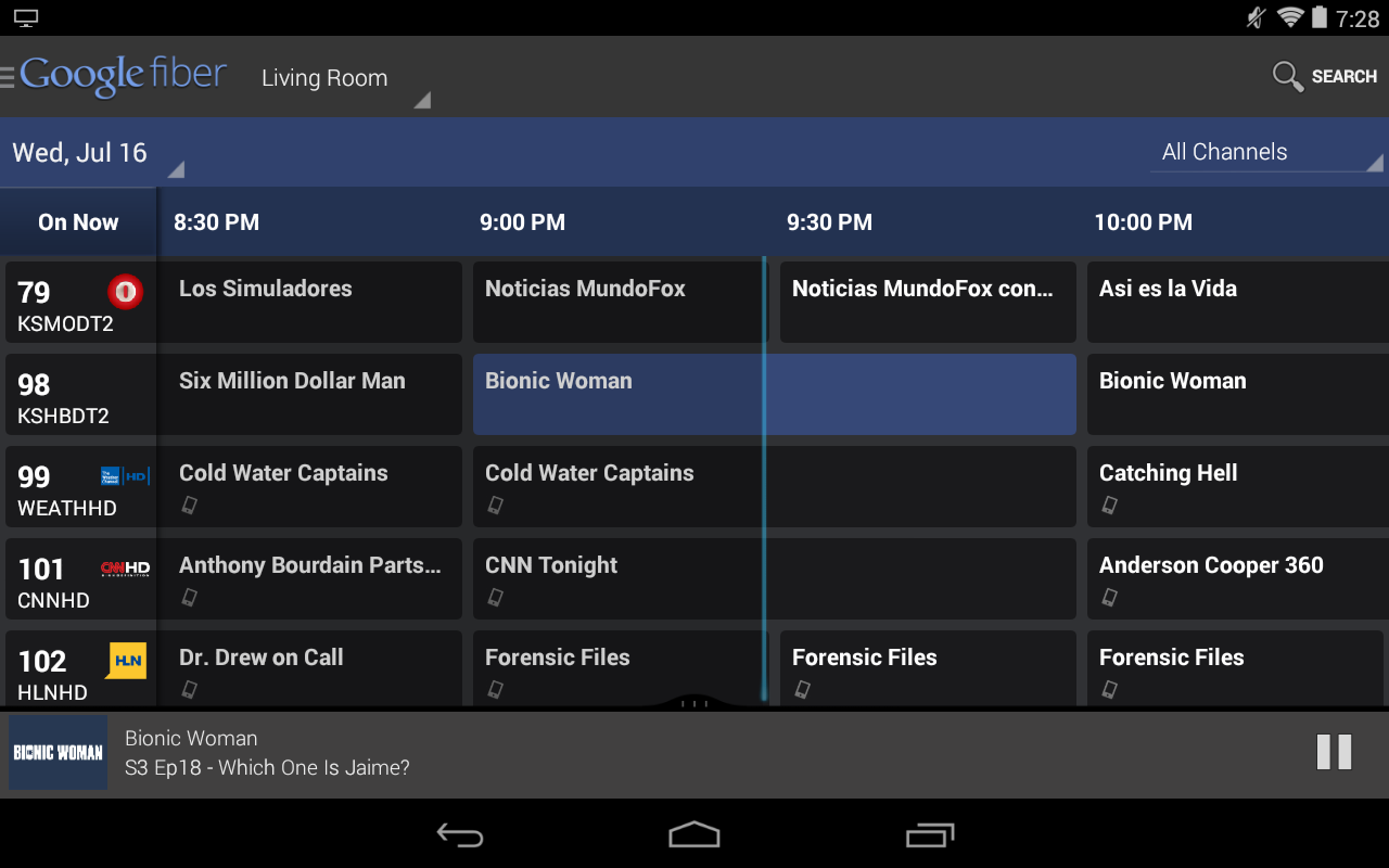 Google Fiber App Updated With Custom Guides, Filters, And TV Controls ...