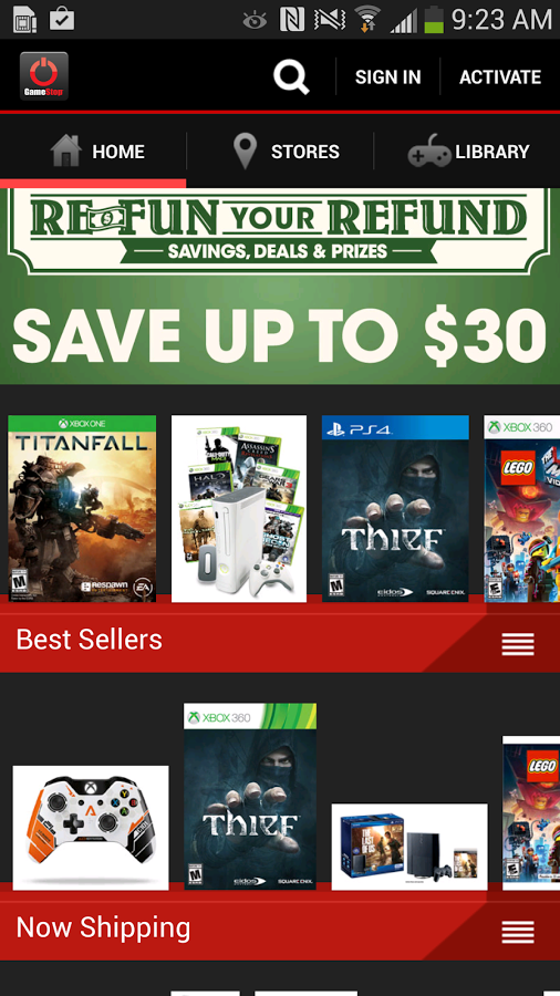 GameStop's Android App Has Been Updated With An Interface That's Much ...