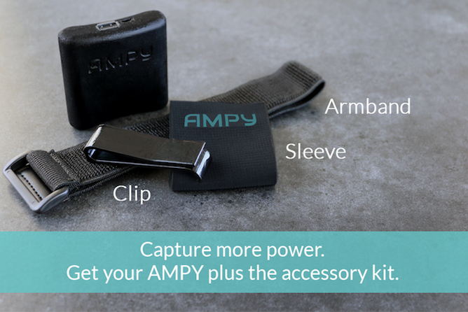 AMPY Is A Wearable Kinetic Charger For Your Gadgets, Already Running ...