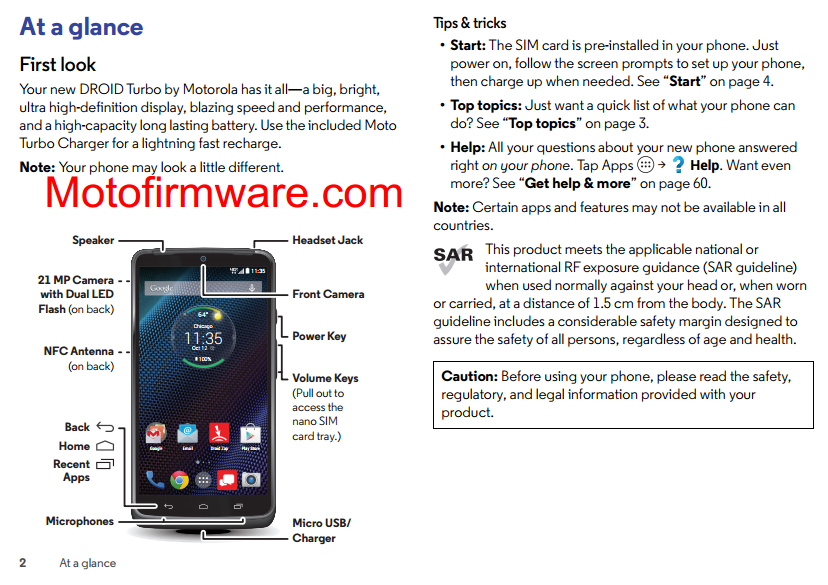 Motorola Droid Turbo Breaks Cover In Full Guide - 5.2" Display, 21MP ...