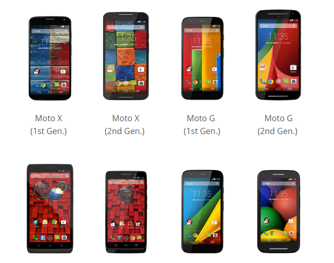 Motorola Details Lollipop Upgrade Plans For 2013 And 2014 Devices