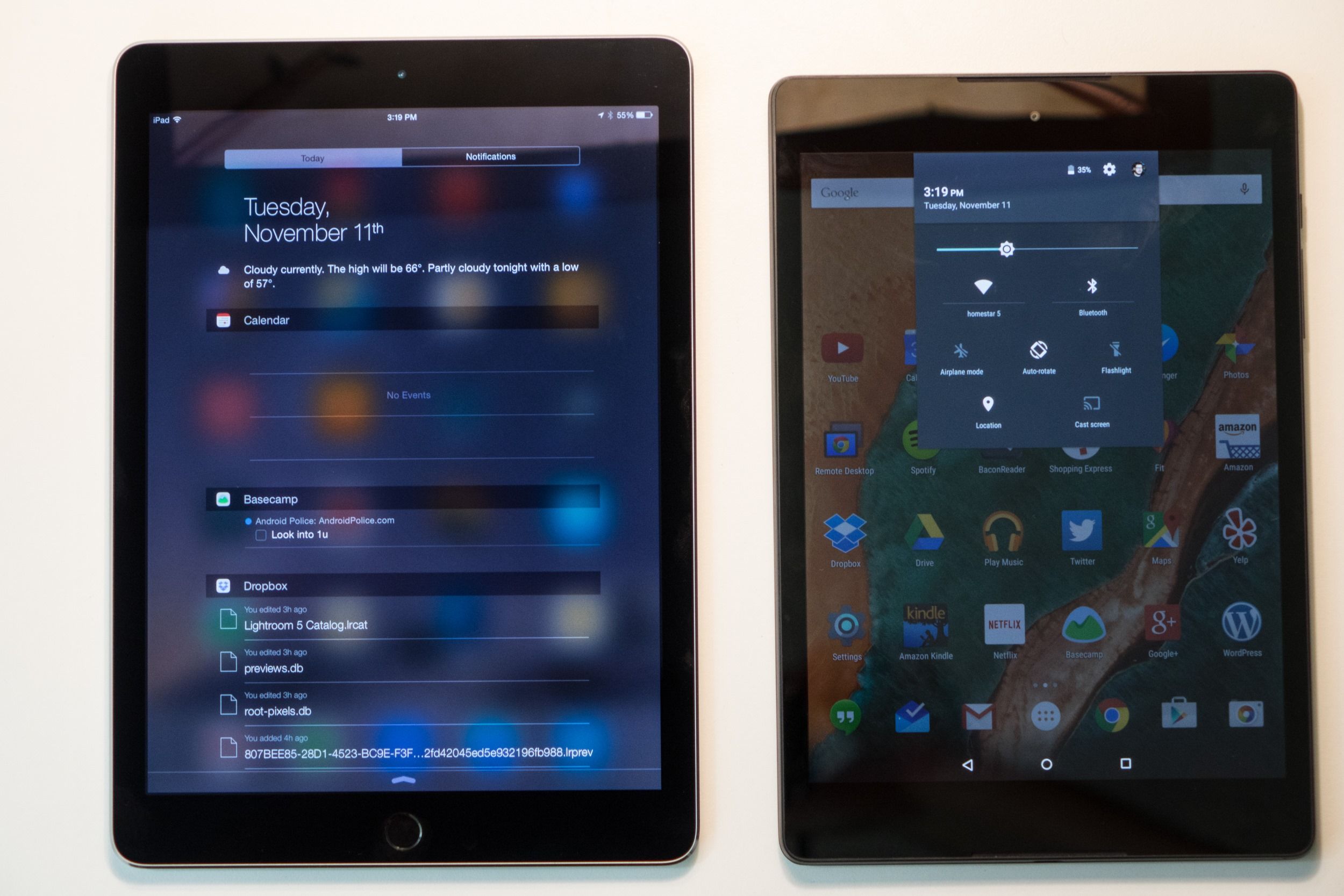Nexus 9 vs. iPad Air 2: A [Mostly] Subjective Comparison
