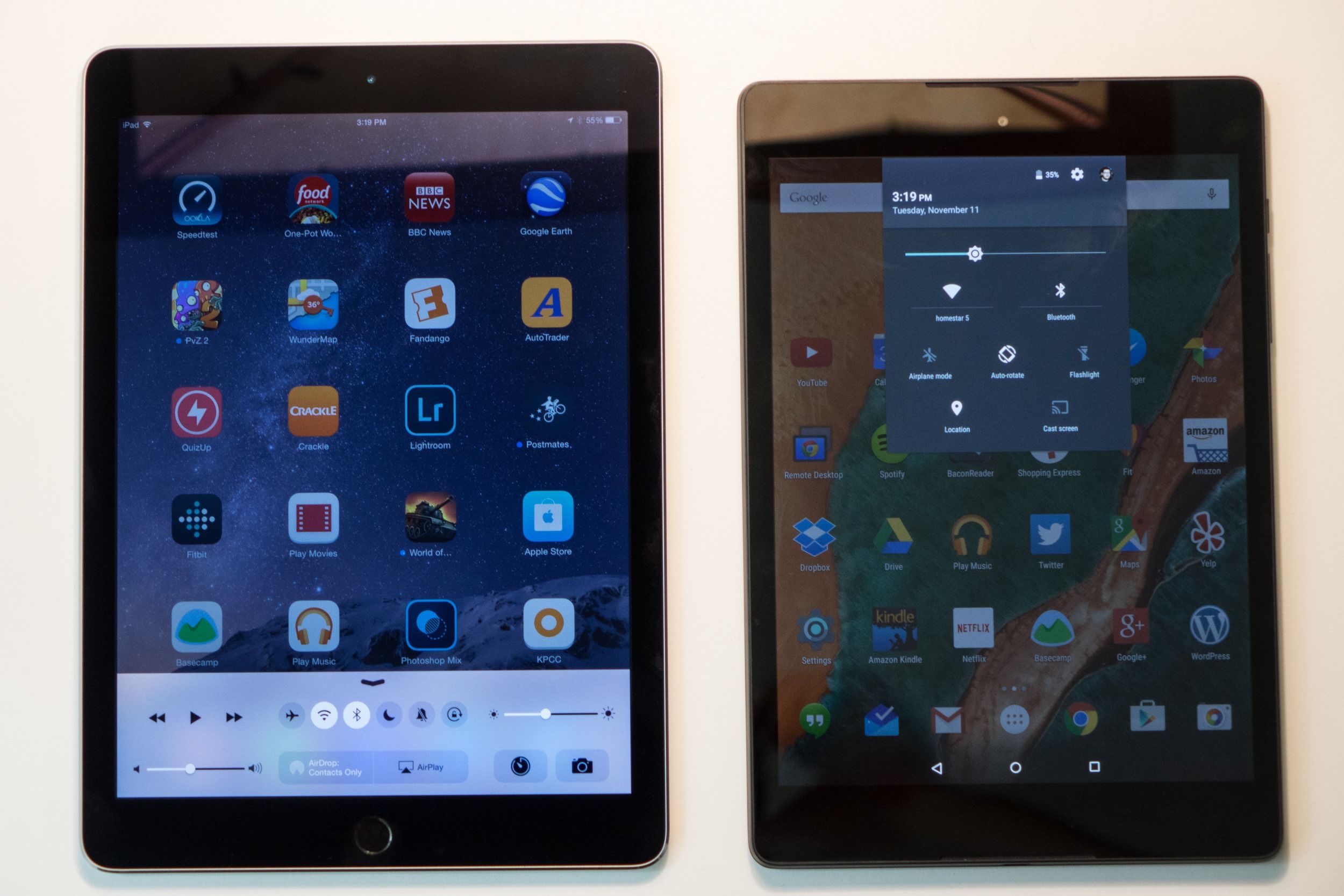 Nexus 9 vs. iPad Air 2: A [Mostly] Subjective Comparison