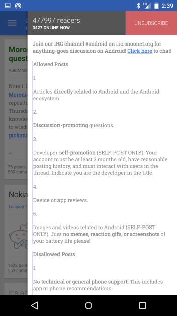 Reddit Sync App Gets Materialized For Android Lollipop In Update To ...