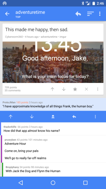 Reddit Sync App Gets Materialized For Android Lollipop In Update To ...