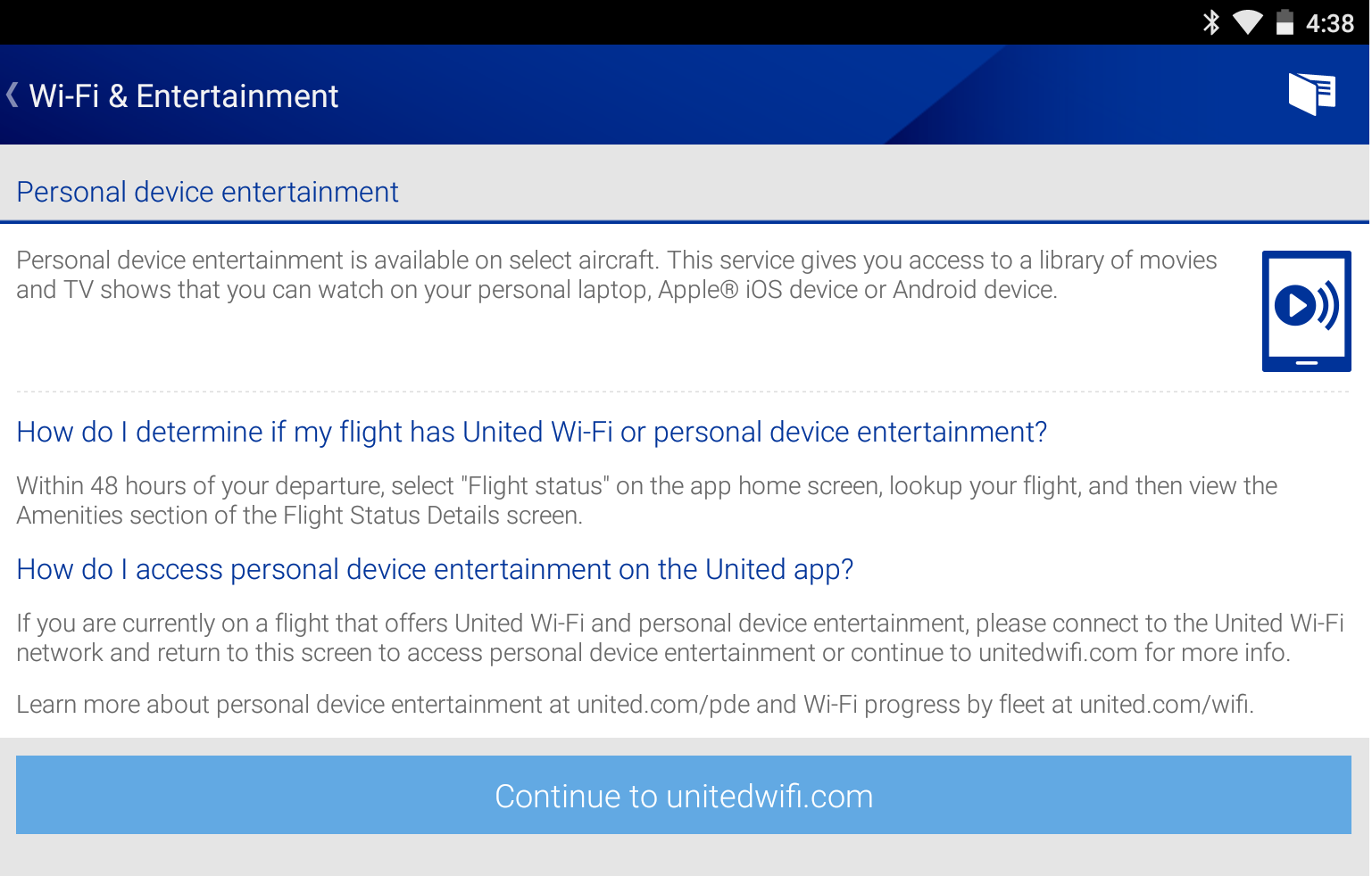 United Android App Adds Personal Device Entertainment, Allows You To ...