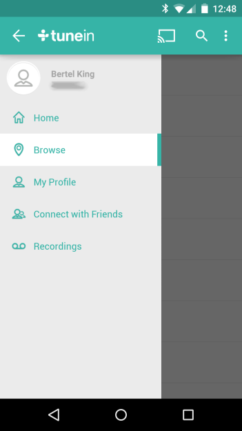 TuneIn Radio Gets Material Update In Addition To Chromecast Support