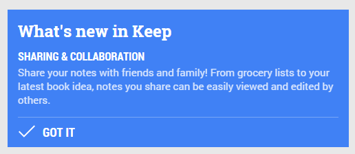 [Update: Here's How To Get It] Google Keep Note-Sharing Support Is ...