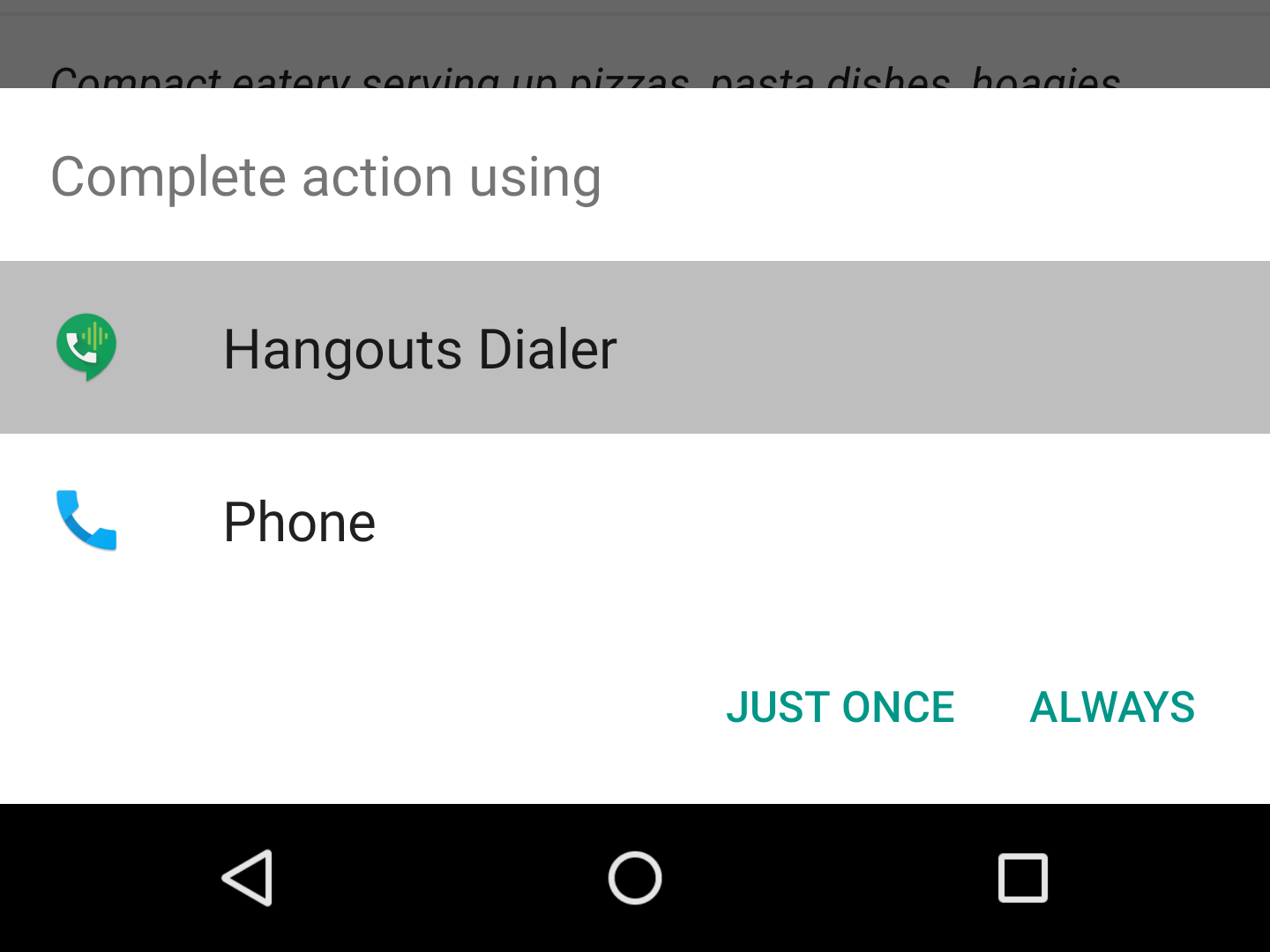 Hangouts Dialer Can Now Start Calls When You Tap A Phone Number In Another App [APK Download]