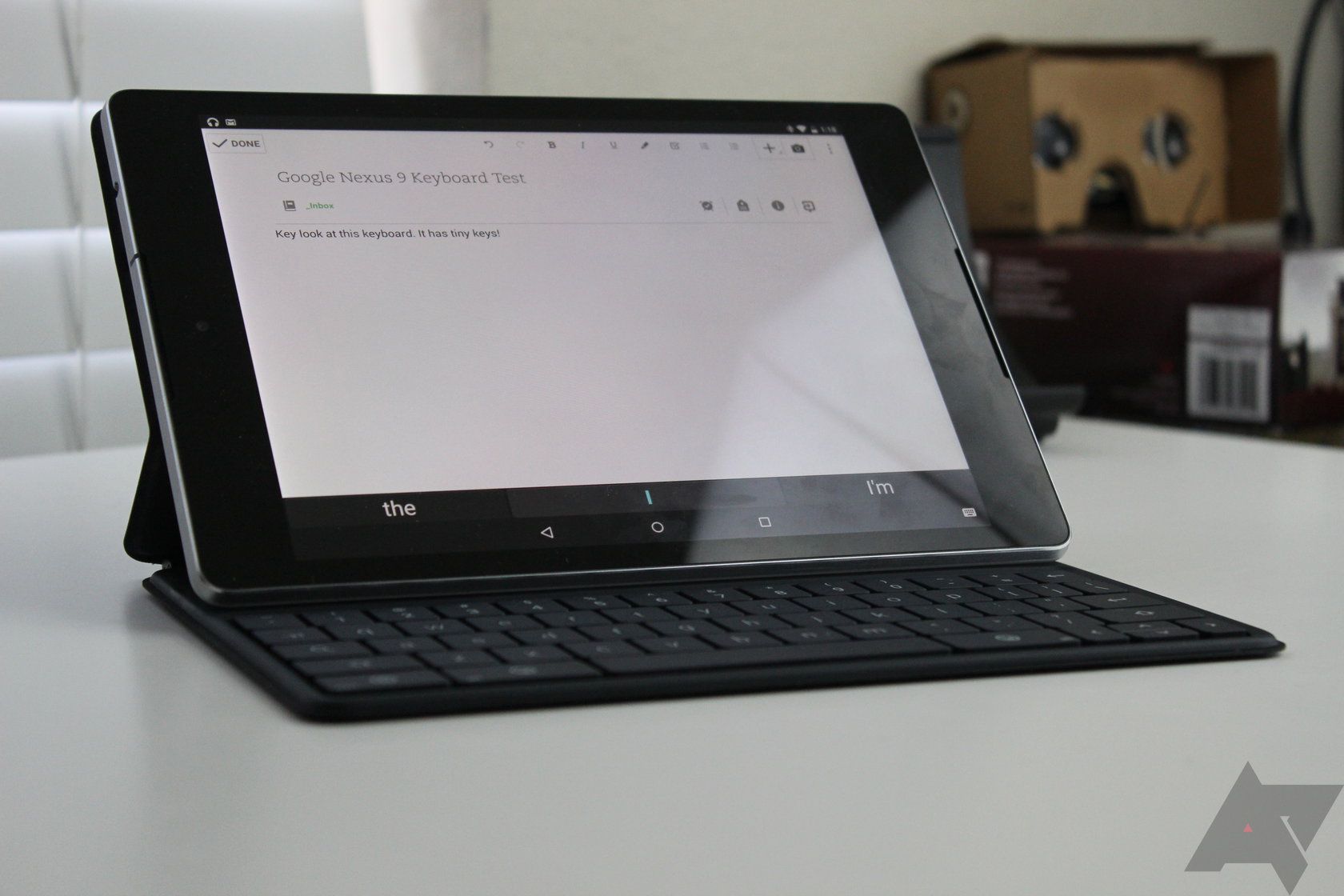 Hands-On With Google's Official Nexus 9 Keyboard Folio: A Great Case ...