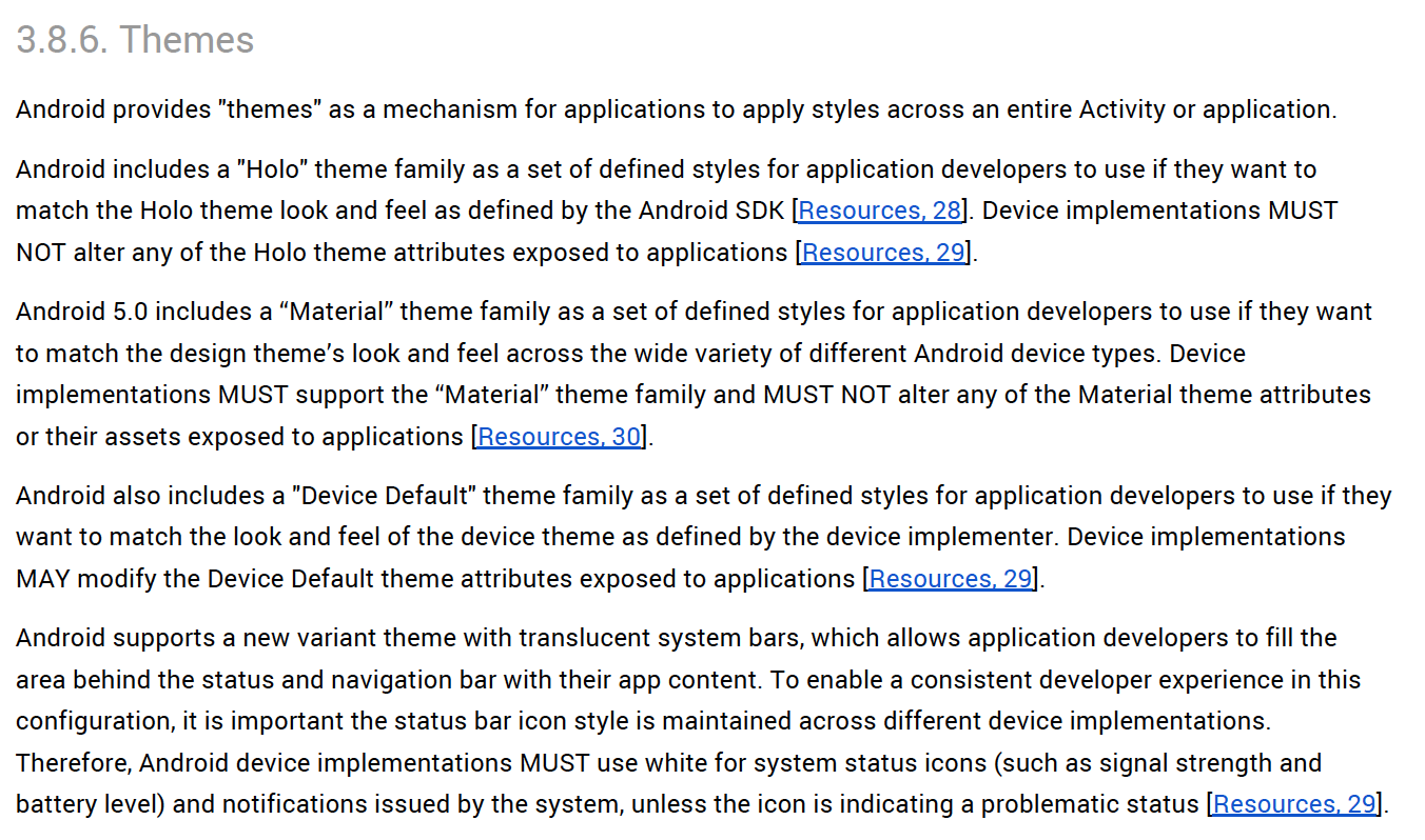 Google Updates Its Android Compatibility Definition Document For Lollipop