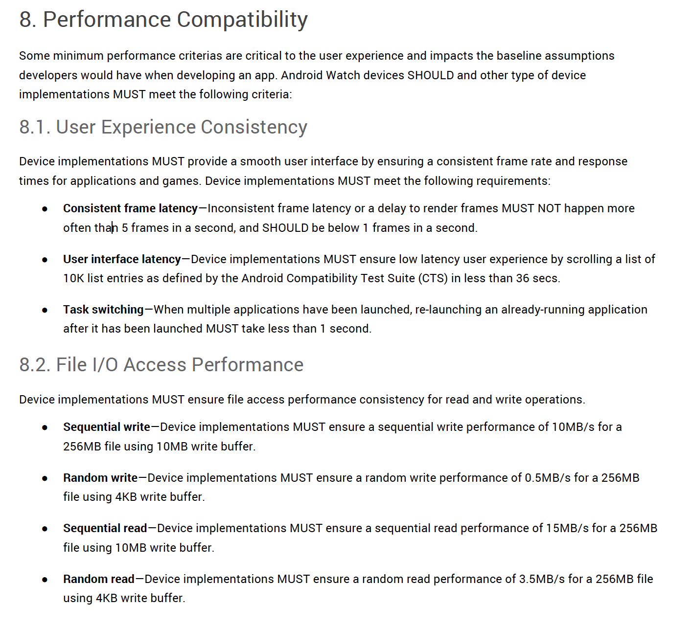 Google Updates Its Android Compatibility Definition Document For Lollipop