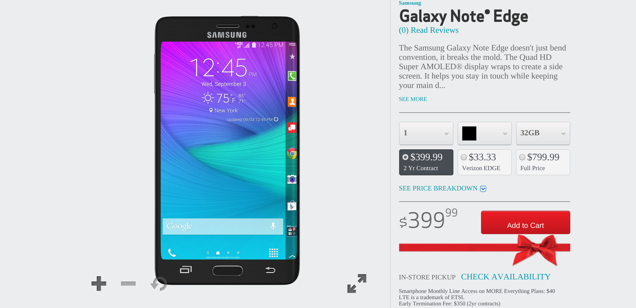 Verizon Picks Up The Galaxy Note Edge Priced At $399 With A Two-Year ...