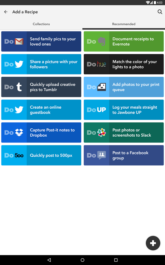IFTTT Android App Becomes IF—Joined By New 'Do' Button, Camera, And ...