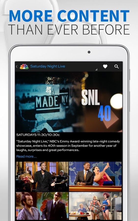 NBC Updates Android App With Live Video Streaming For TV Subscribers In ...