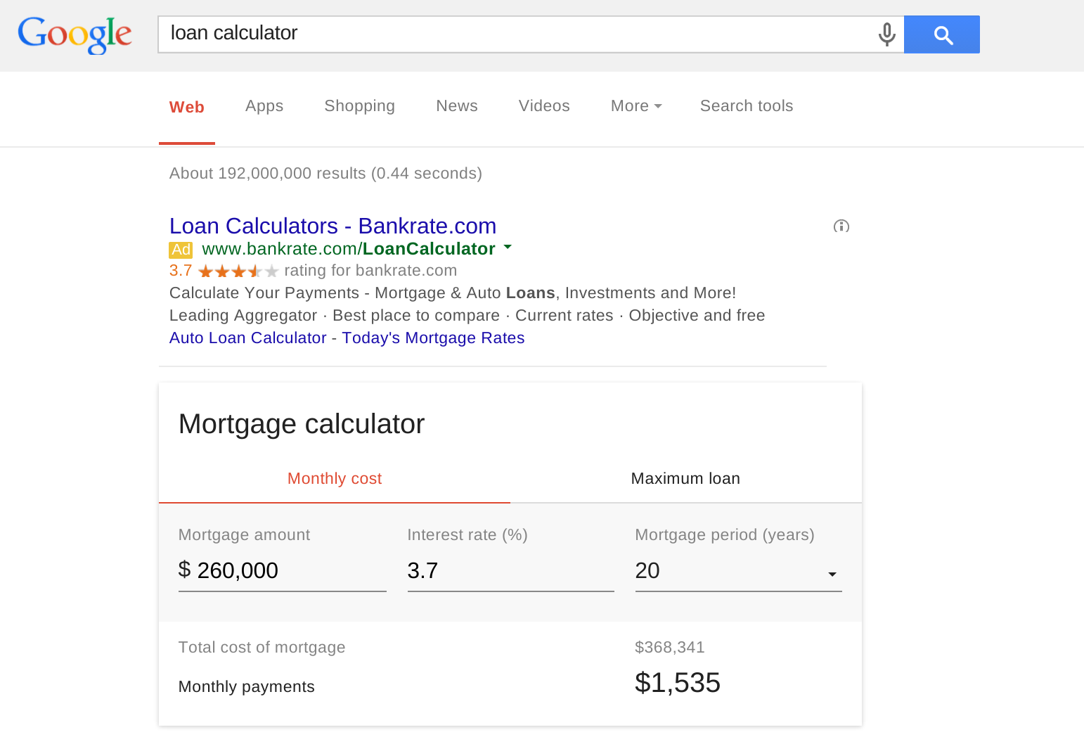 Google Search's New Mortgage Calculator Can Help You Plan Beyond The ...