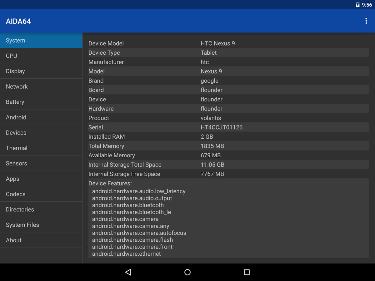 System Information Tool AIDA64 Comes To Android