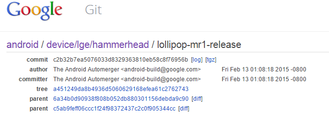 Google Is Uploading Android 5.1 Lollipop Source Code To AOSP Right Now [Update: Upload Complete]