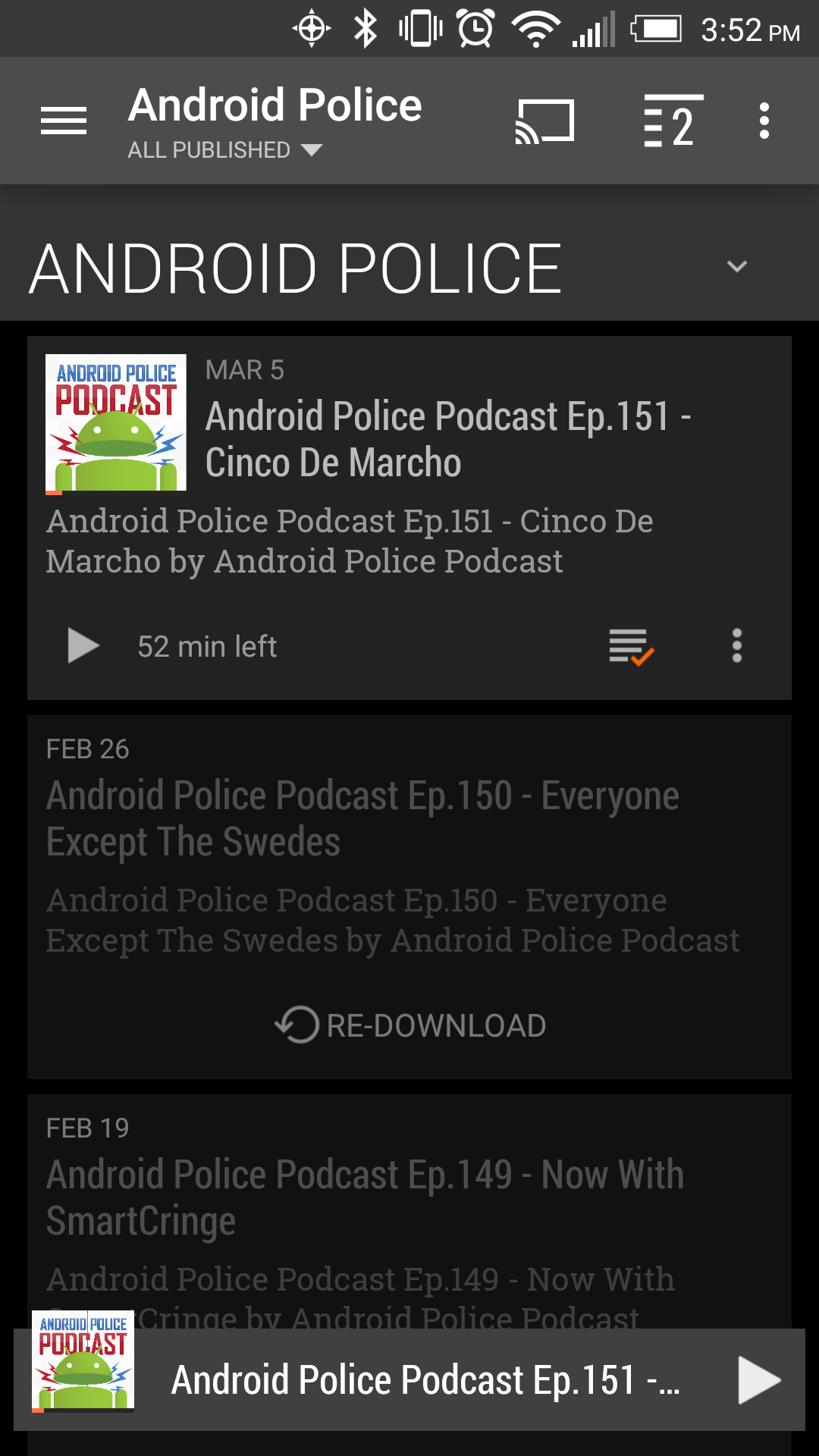 BeyondPod 4.1 Update Brings Dark Theme, Compact Cards, Android Wear App ...