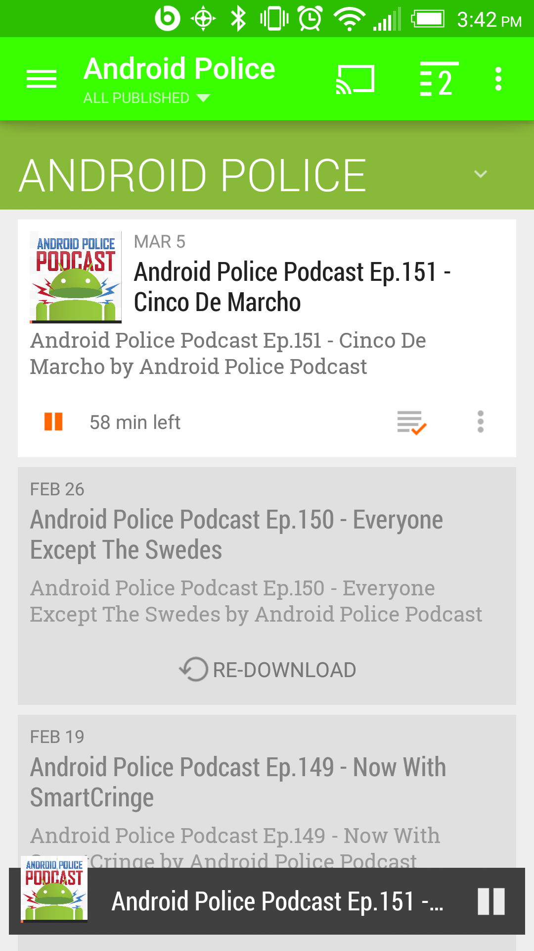 BeyondPod 4.1 Update Brings Dark Theme, Compact Cards, Android Wear App ...