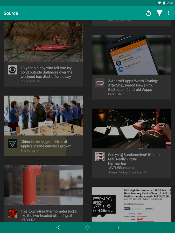 Klinker Apps Brings Source News App Out Of Beta, Gives Talon For Twitter (Plus) KitKat Support ...