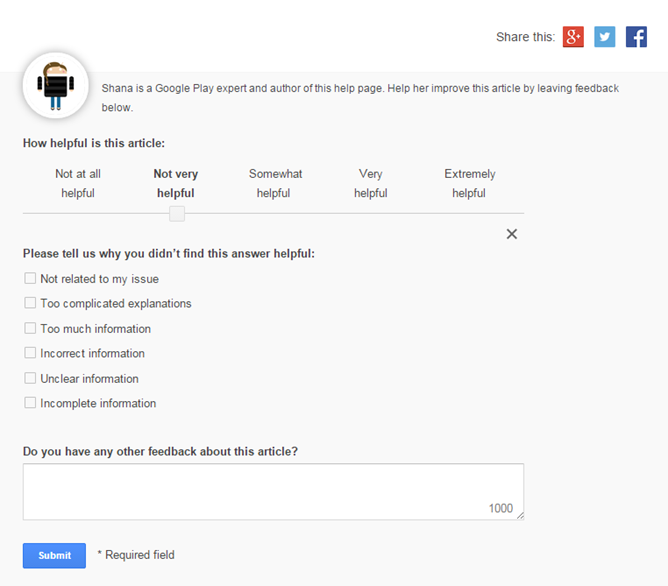 Google Play Support Pages Now Include Author Information And Expanded ...