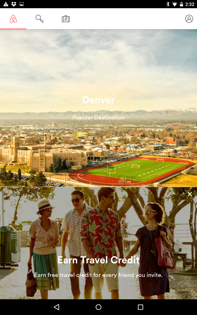 Airbnb Version 5.0 Brings A New User Interface For Android Tablets