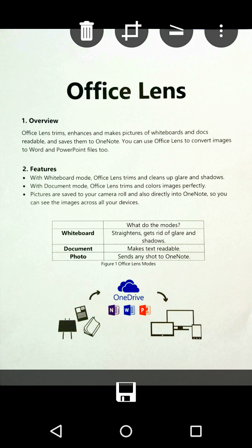 Microsoft Releases Beta Of 'Office Lens' Document Scanning App For Android
