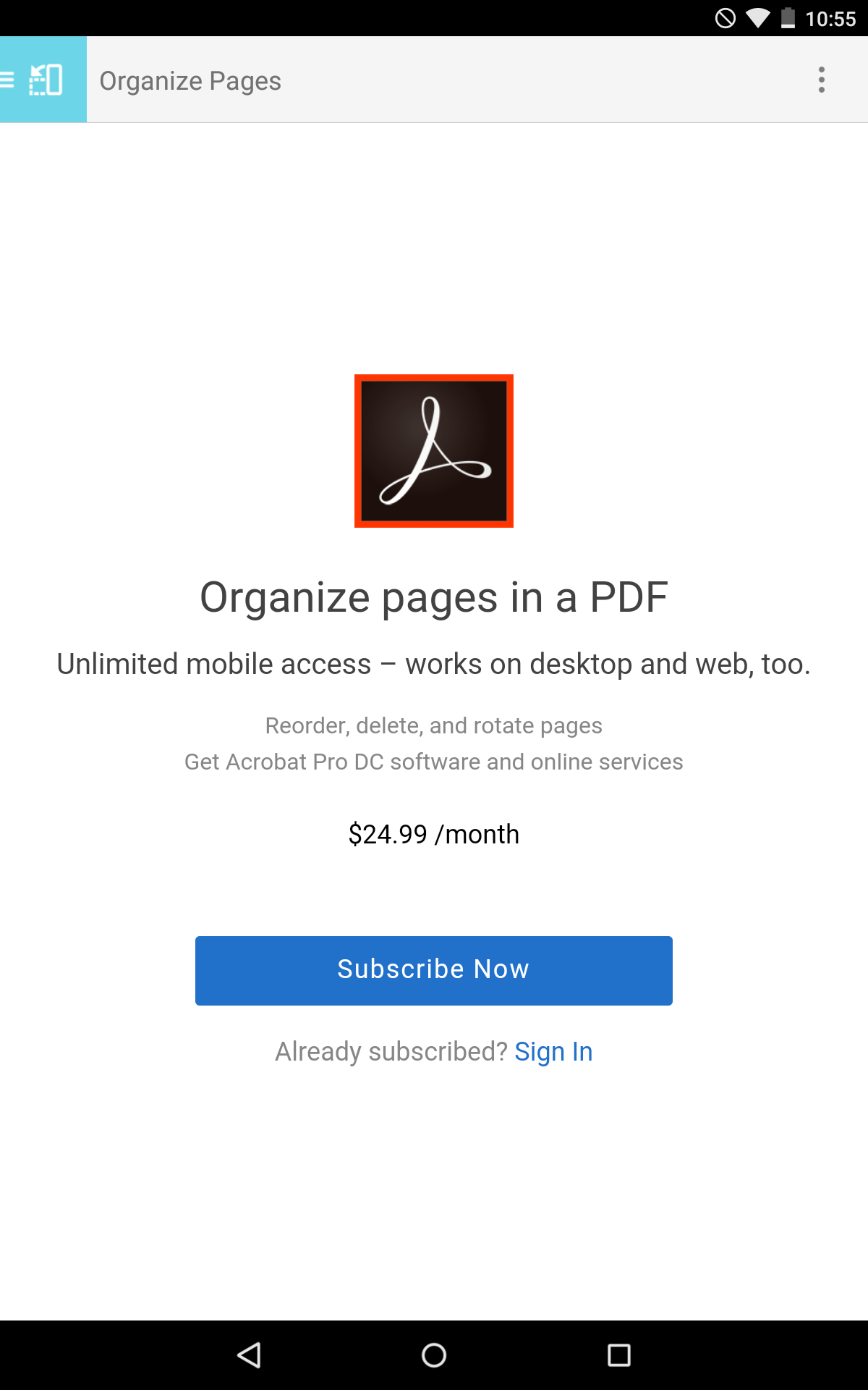 Adobe Reader Becomes Acrobat Document Cloud, Android App Gets Its First ...
