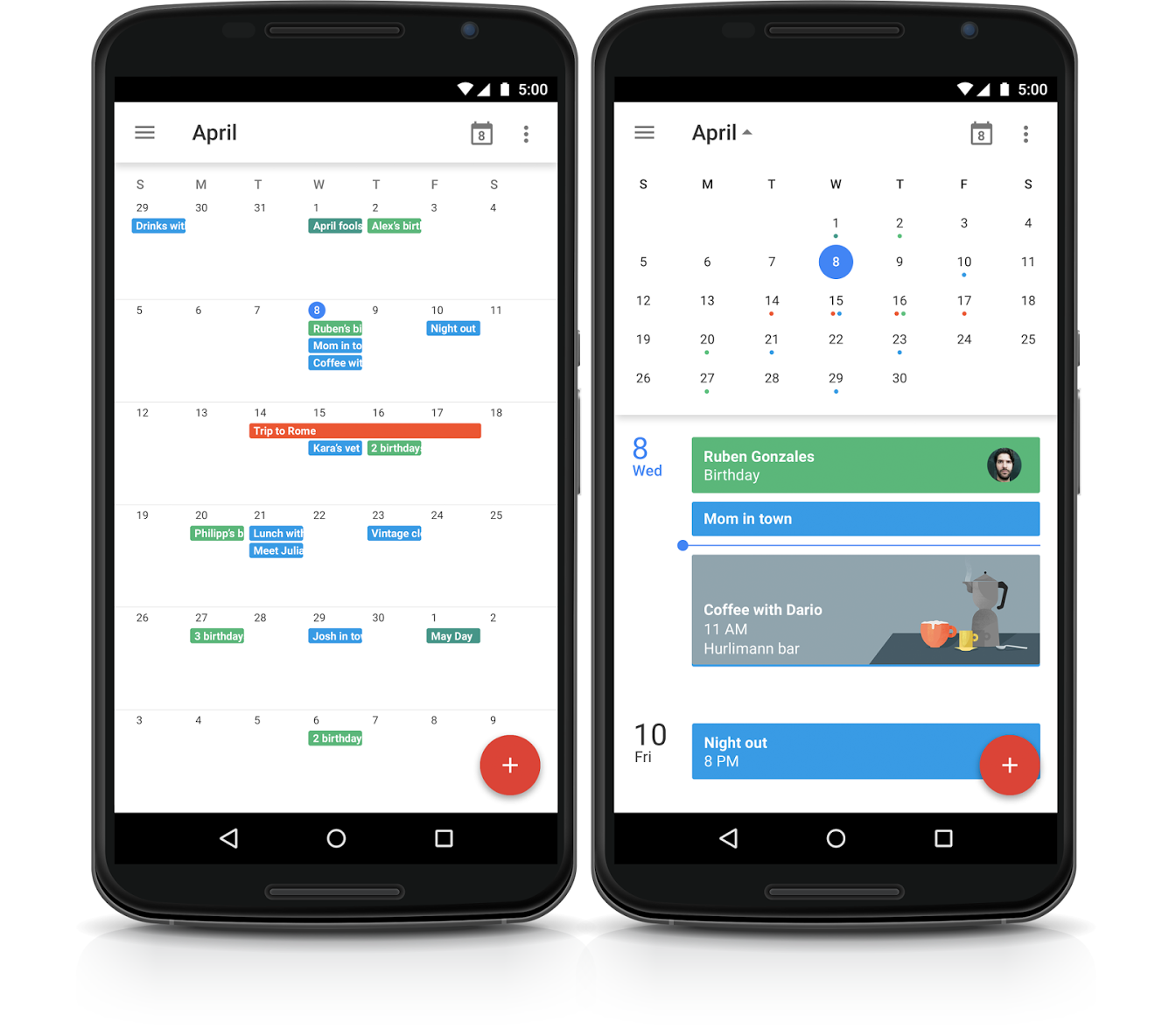 Google Calendar 5.2 Brings Back The Month View On Phones [APK Download]
