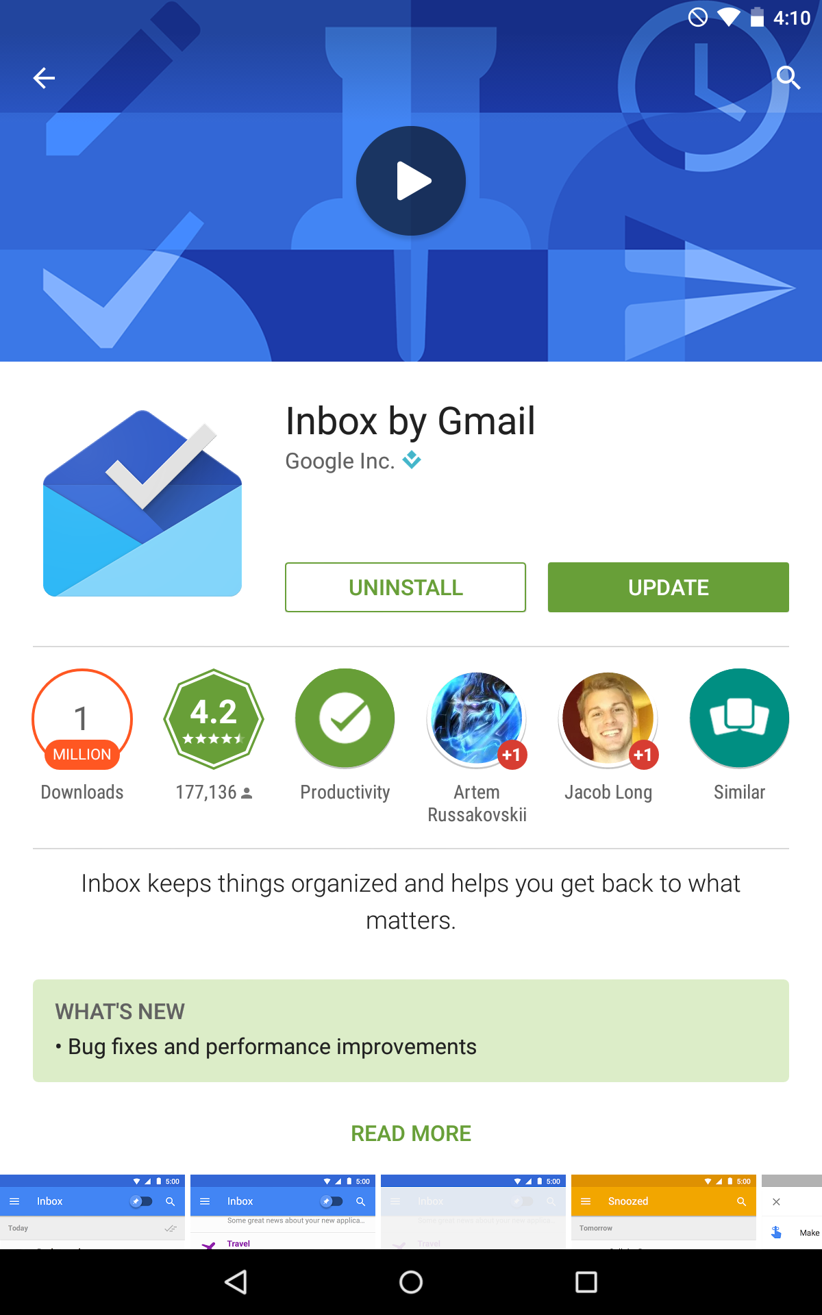 Play Store 5.4 Makes The Notification Bar Transparent On App Pages [APK ...