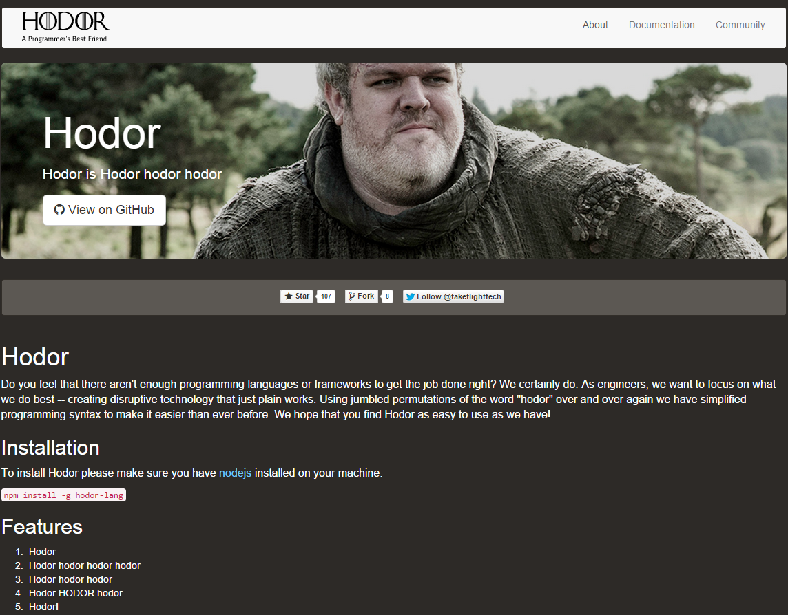 Hodor Tries His Hand At Making A Calculator And Programming Language ...