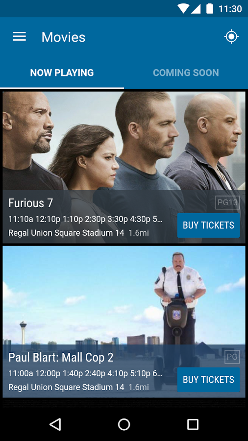 Regal Cinemas Shows How An Android App Is Done Right With A Material ...