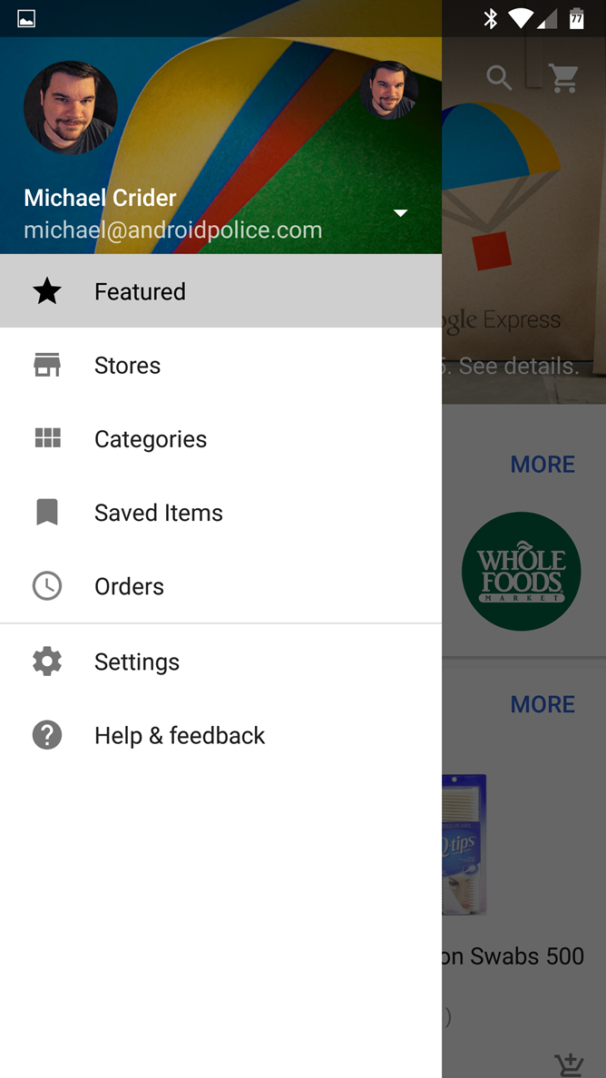 [APK Download] Google Shopping Express Goes Material For Version 3.0