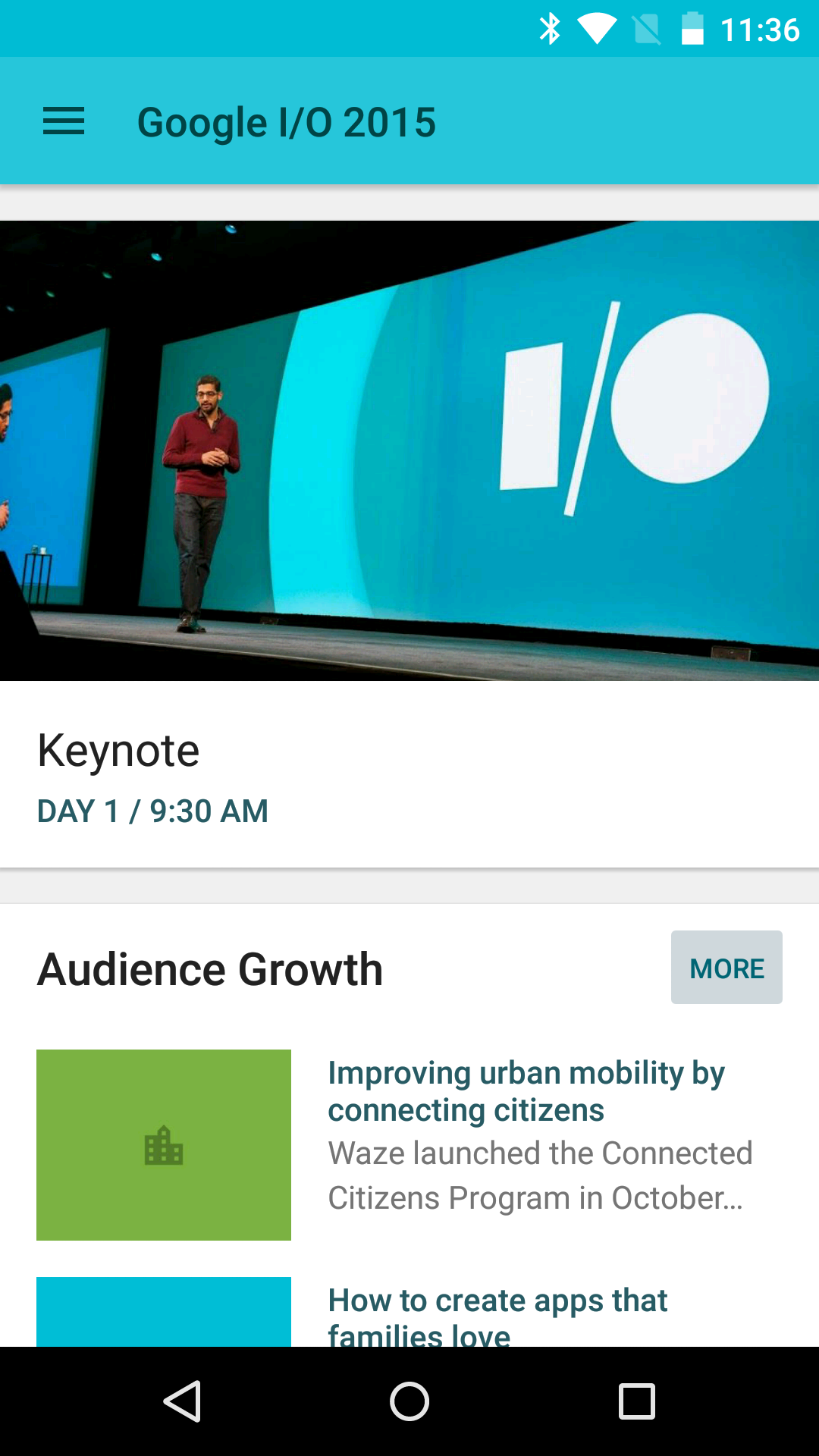 Google I/O 2015 App v3.1.2 Beta Goes Full Material And Prepares For ...