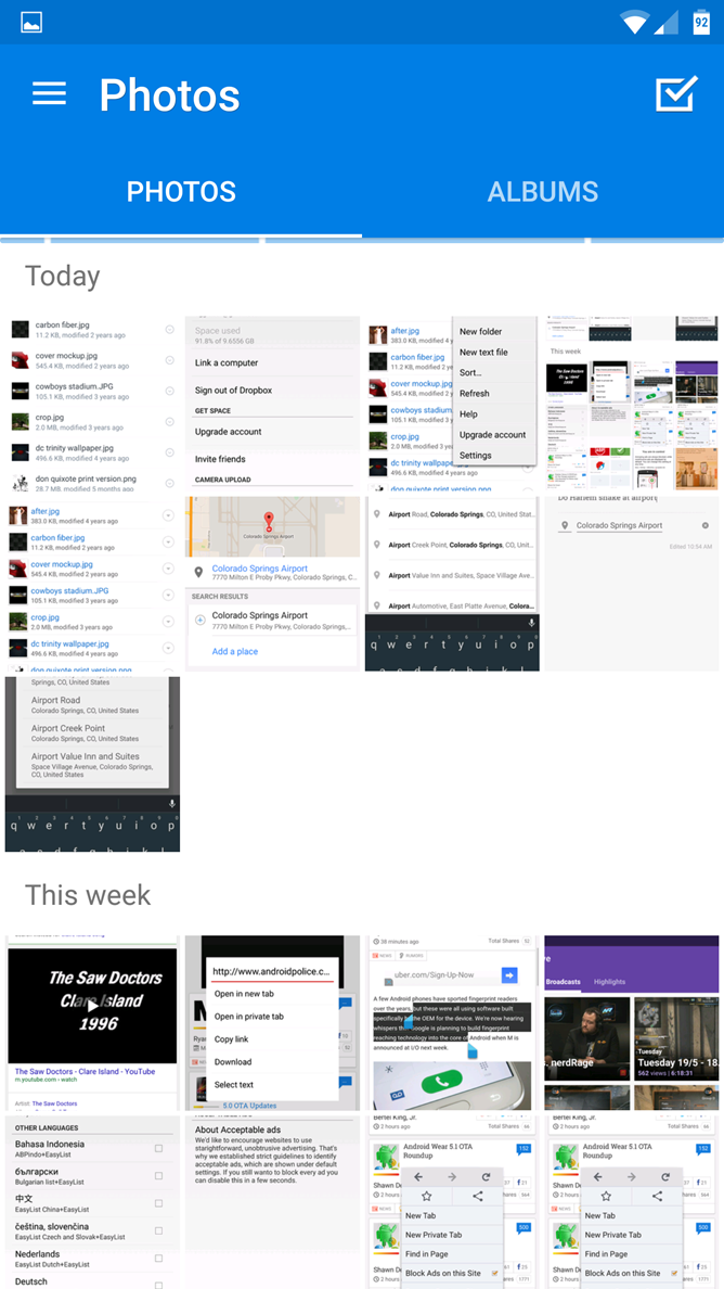 [APK Download] Dropbox Gets A Material Design Makeover And Gesture ...