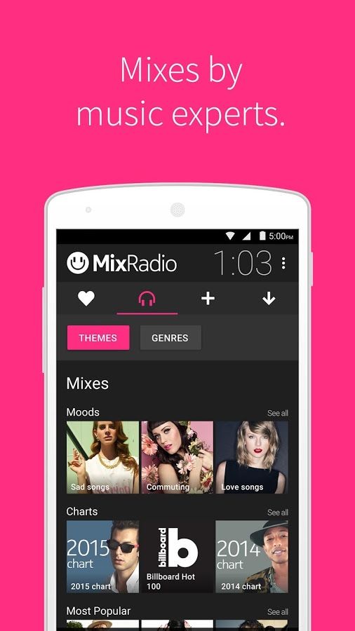 Personalized Music Streaming Service MixRadio Is Now Live On Android