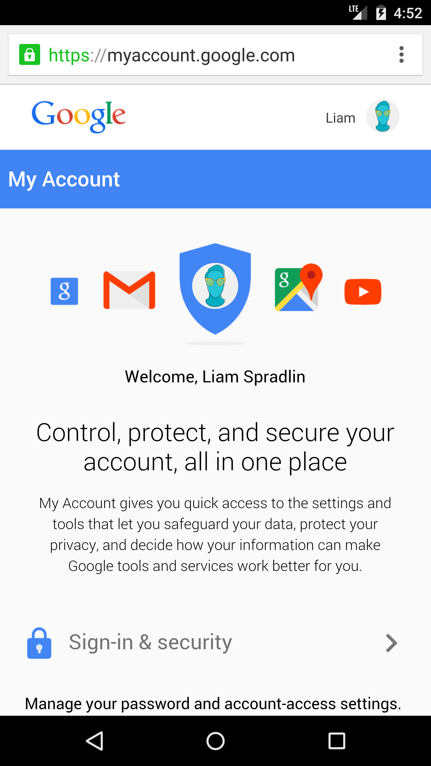 Google's New 'My Account' Interface Makes Checking And Managing Account ...