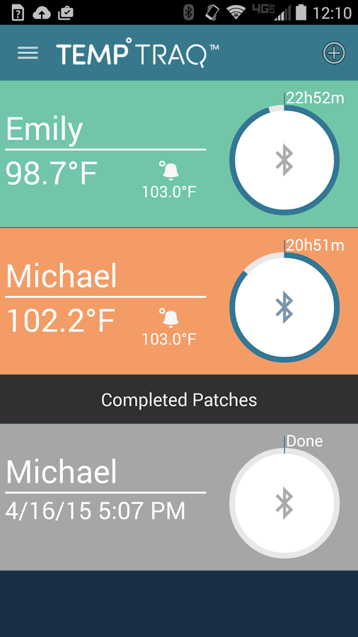 You Can Now Adhere A TempTraq Bluetooth Thermometer To Your Child's ...