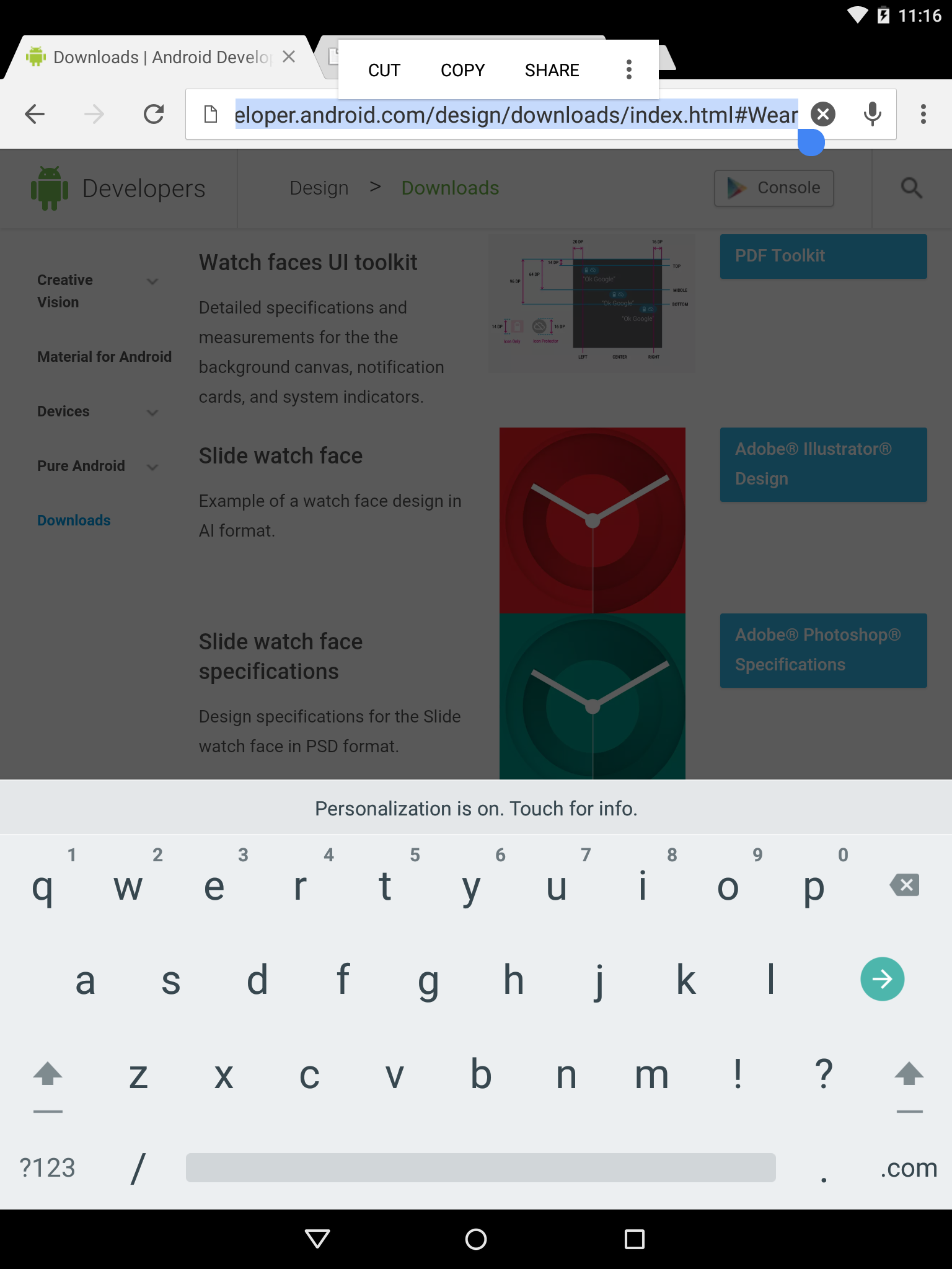 WebView And Chrome For Android v45.0.2431 Enable Contextual Search On ...