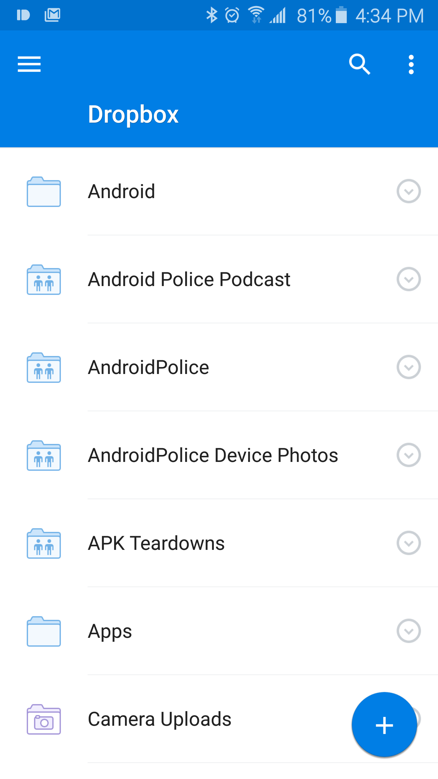 Dropbox Updated To v3.0 With Material Design For Non-Beta Users [APK ...